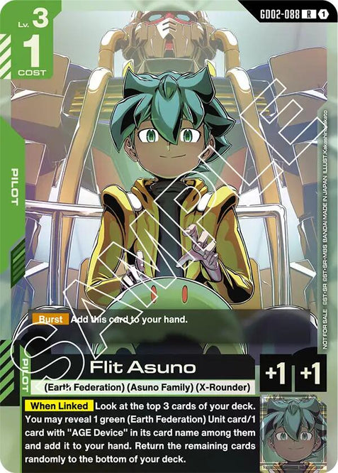 Flit Asuno (GD02 Release Event) [GCG-PR - GD02-088] – Komodo Collectibles
